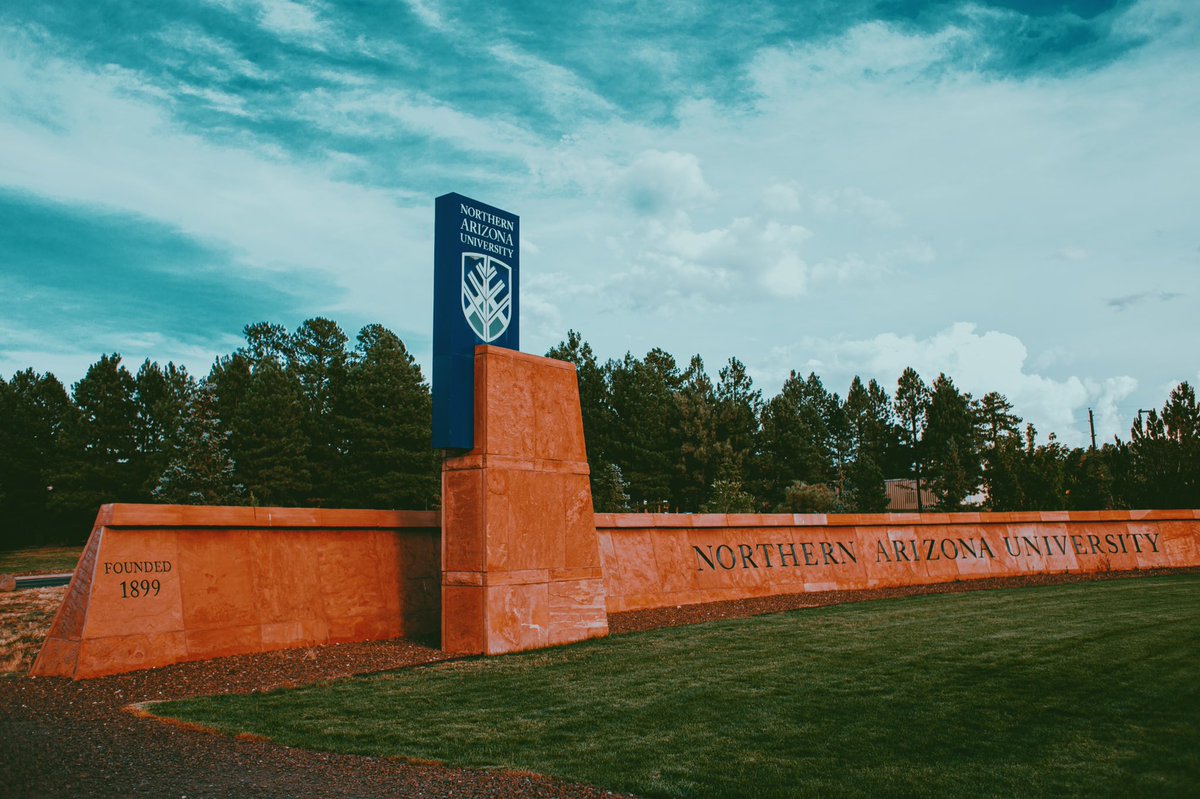 Northern Arizona University Sign
