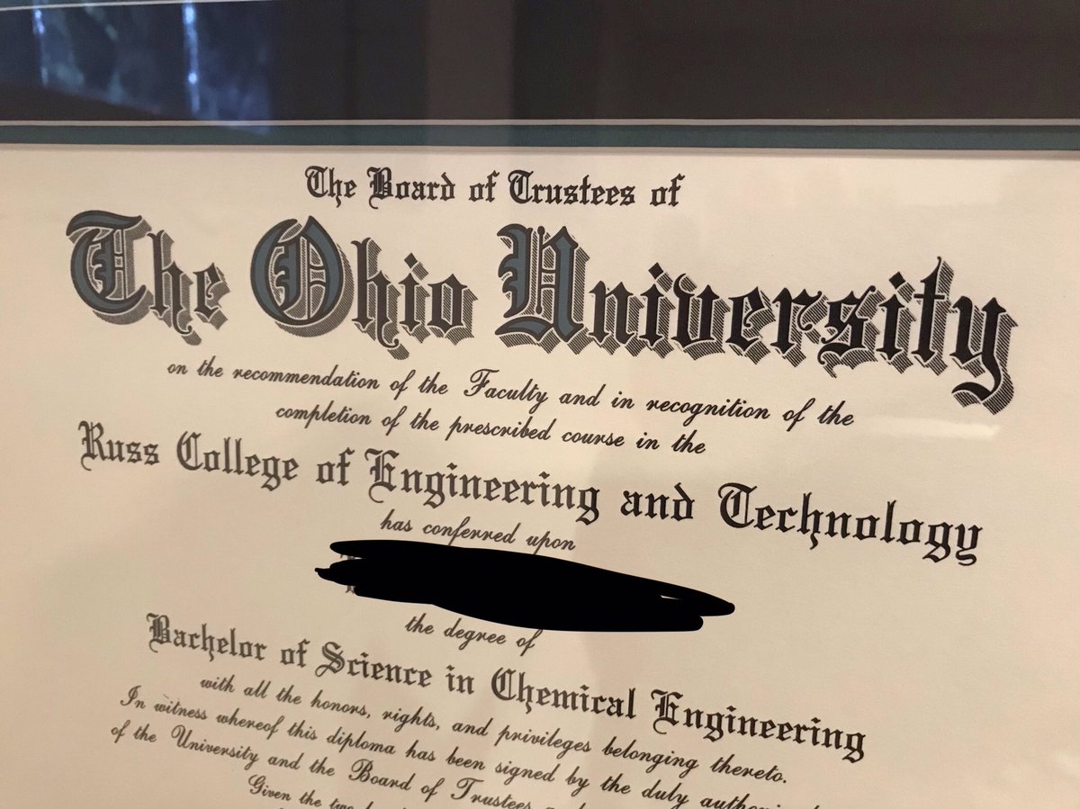 Ohio University Mechanical Engineering Diploma Automotive Technology