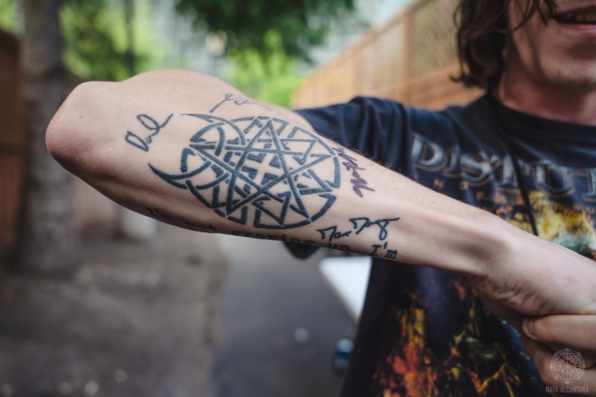 Disturbed Logo Tattoo