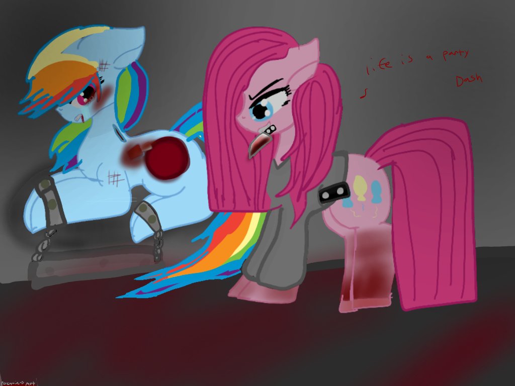 Pinkamena Diane Pie And Rainbow Dash Cupcakes