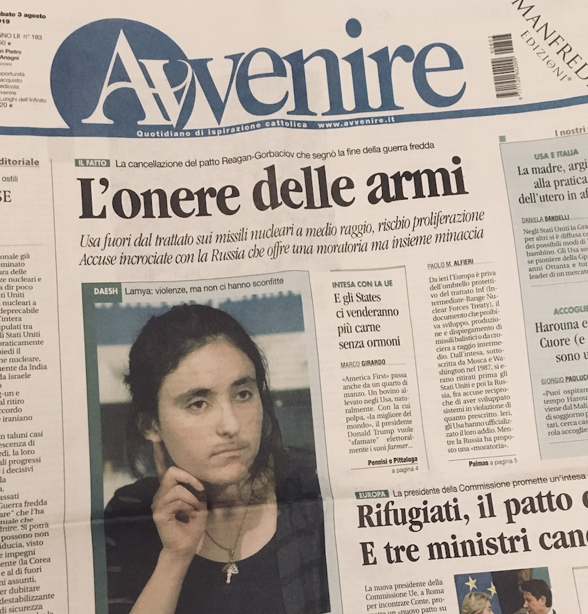 Sara Lucaroni on Twitter: "Lamya Haji Bashar interviewed by @Avvenire_Nei: The pride and dignity ...