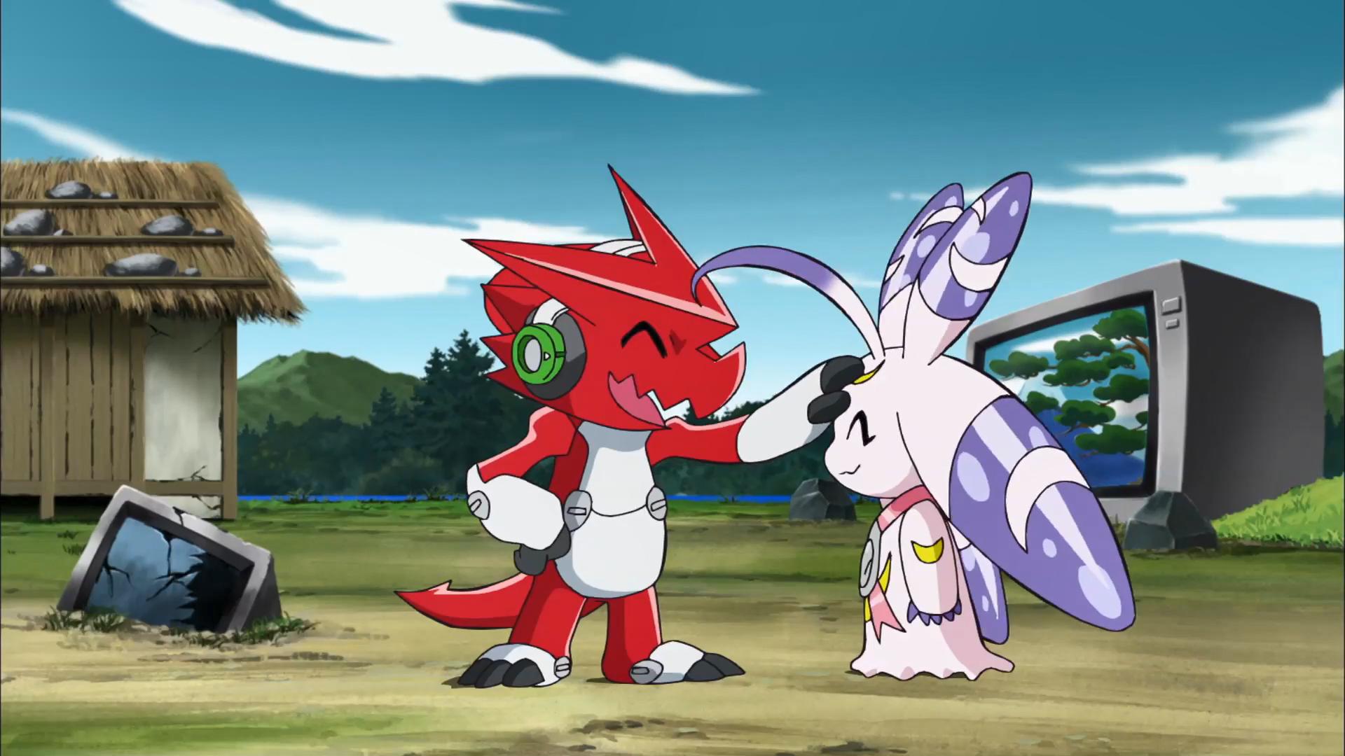 Lunamon Xros Wars Lunamon Digimon Happy Joy Joyful Ronictz GIF