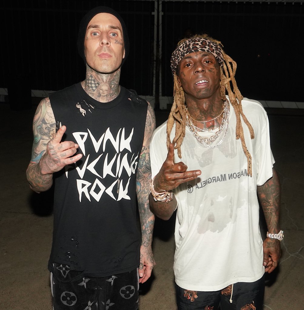 Travis Barker Dreads