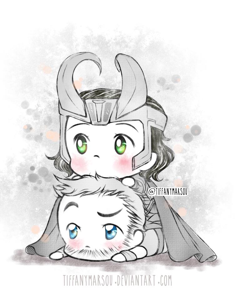 Loki And Thor Chibi