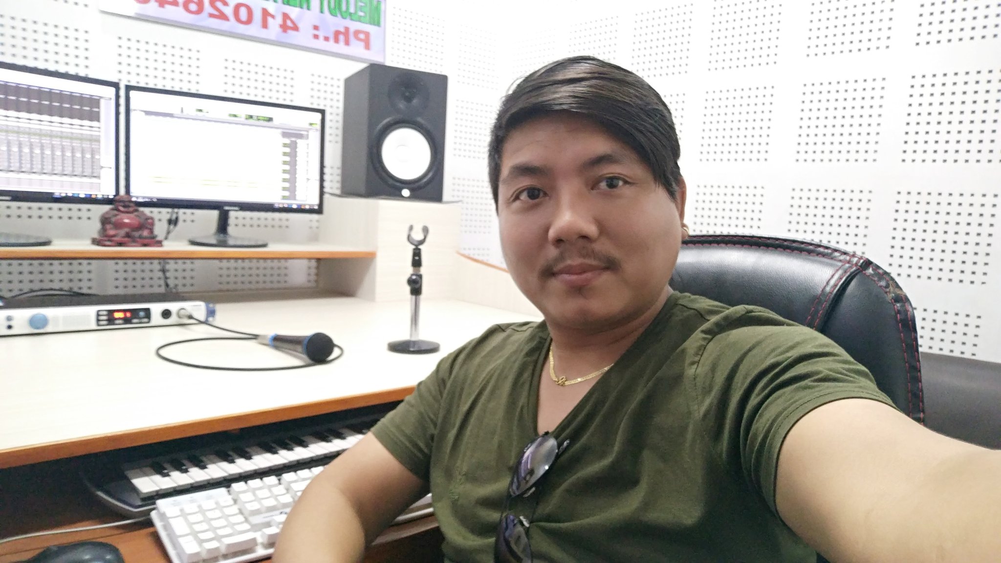 Pushkar Sunuwar on Twitter: "Studio Time 🎹🎶🎧️😍…