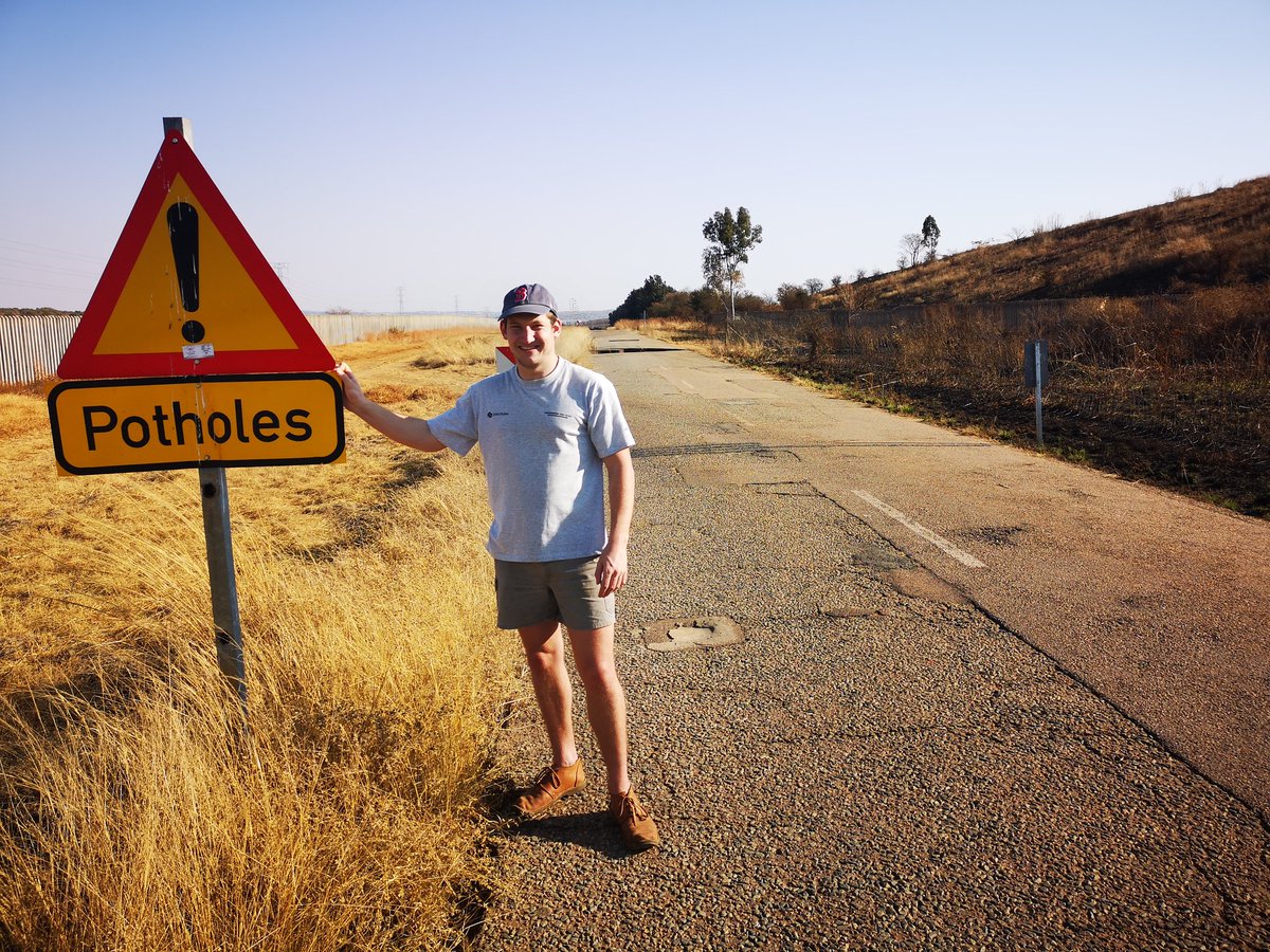 Willem Petzer: Well, luckily they warned me there were Potholes in the ...