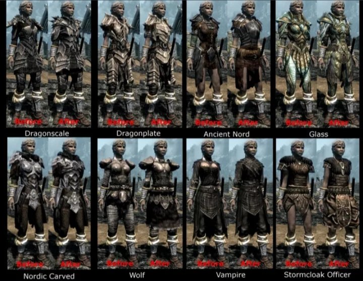 Skyrim Stormcloak Officer Armor Mod