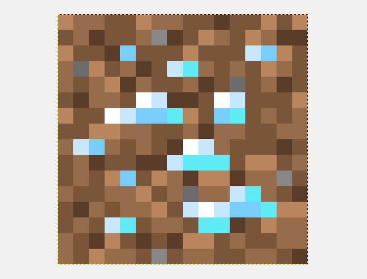 Minecraft Dirt Block 2d