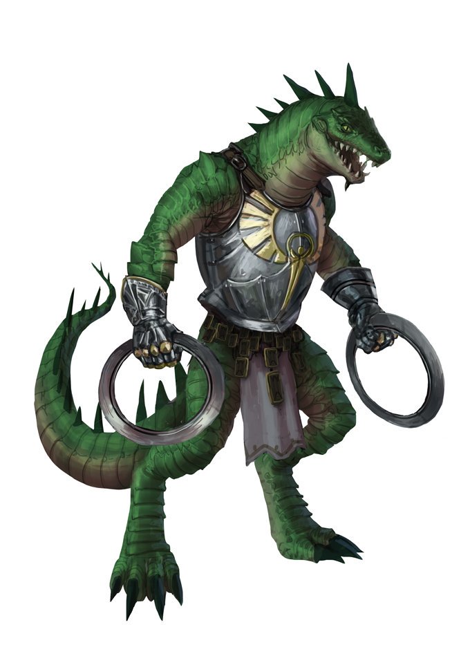 Lizardfolk In Armor