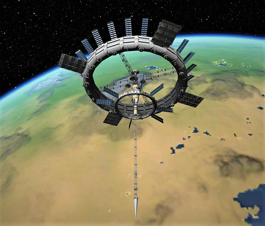 Round Space Probe