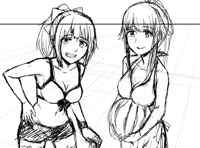 「ペーパー描いてる 」まかむ🍹C106(日)西2す-07aの漫画