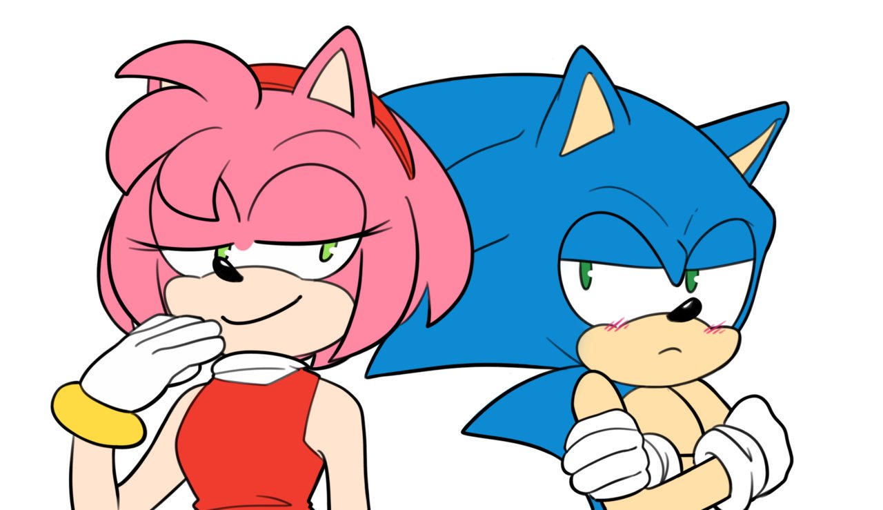 Alyrian - Commissions Open on Twitter: "Sonamy week 2019 - Day 1: Height difference # ...