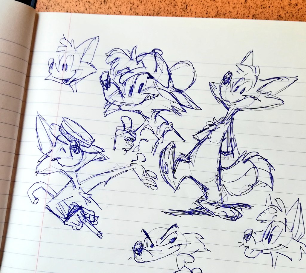 「Commute home, super bumpy train. Made some doodles after loo」Henrieke ...