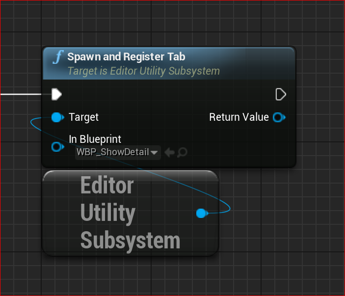 K. S. on Twitter: "#UE4.23 preview。「Spawn and Register Tab」ノードが追加された。Editor Utility Widgetを起動する ...