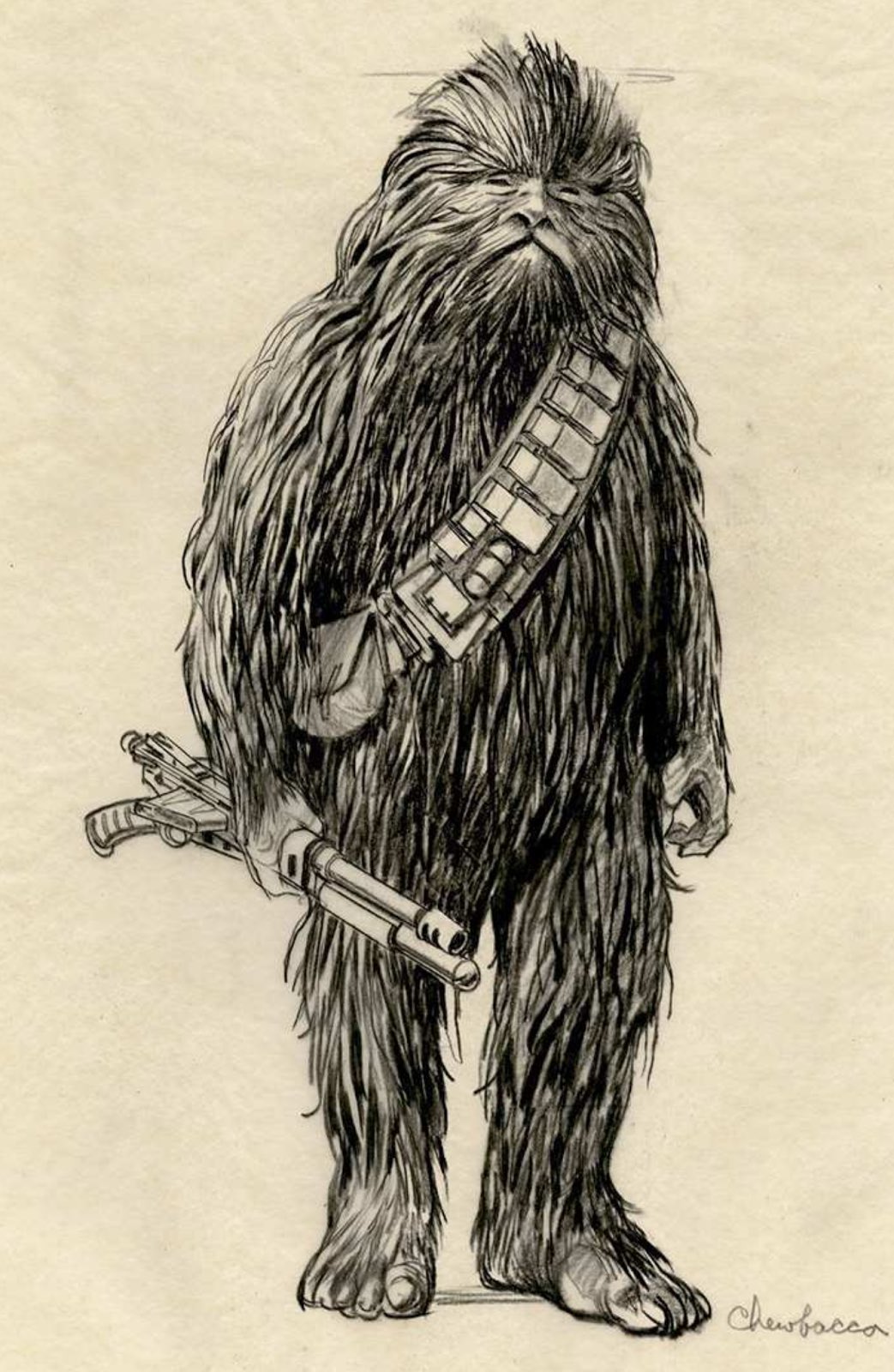 Chewbacca Outline