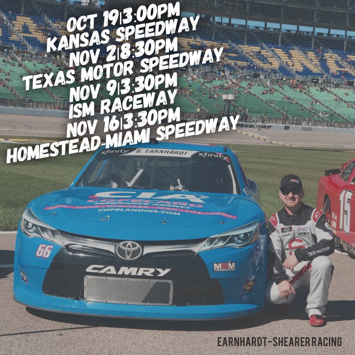 [BDE] Bobby Dale Earnhardt will run the final four Xfinity races with ...