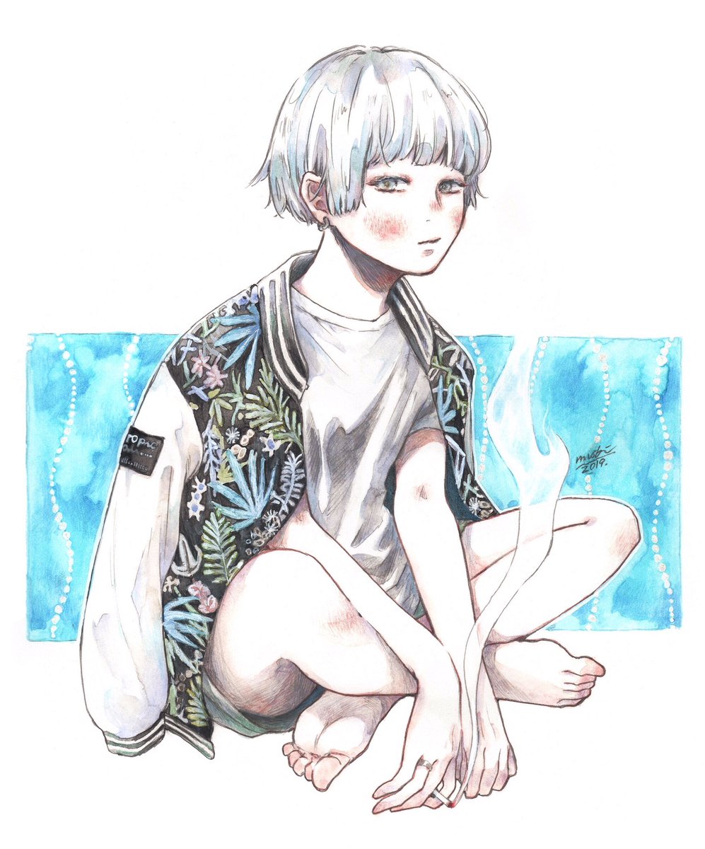 「Catch a chill. 」|むすび ︎5.21-6/10 MINI 展のイラスト