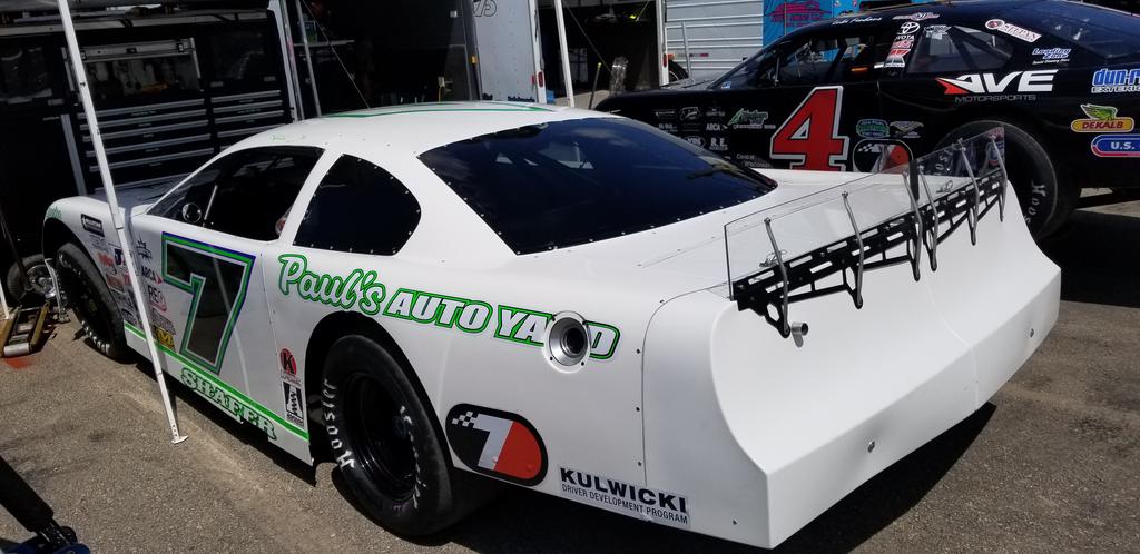 How'd you feel about going to entirely clear rear spoilers on the cars ...