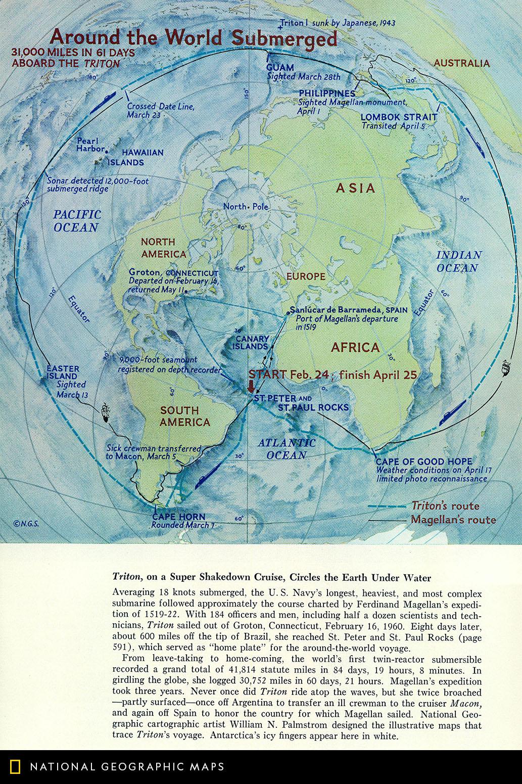 Ferdinand Magellan Map