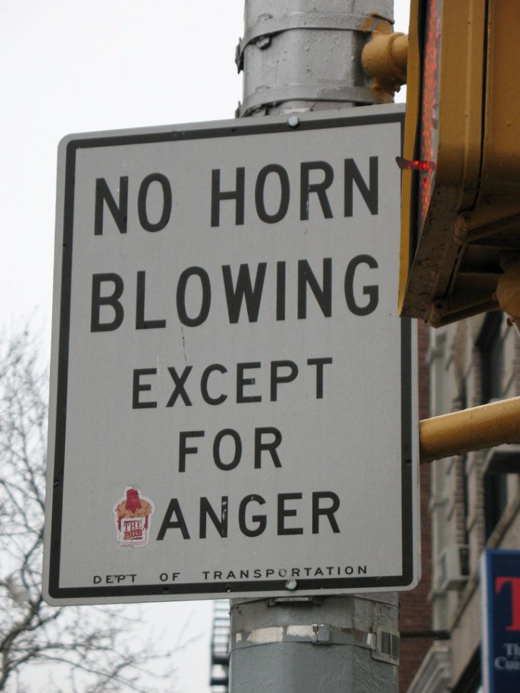 No Blowing Of Horns Signs