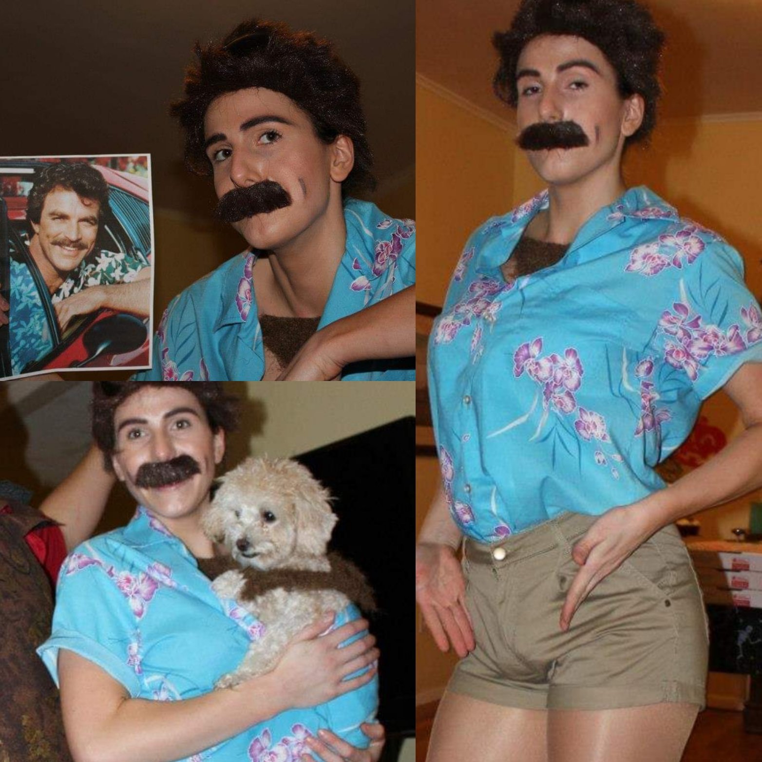 Tom Selleck Magnum Pi Halloween Costume