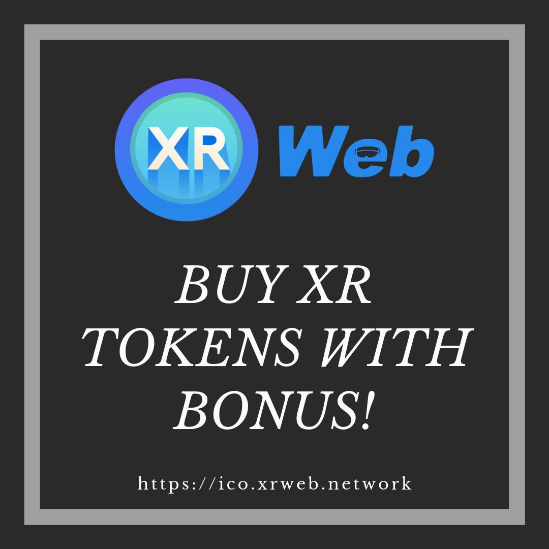 XR Web on Twitter: "Buy XR tokens now with bonus!👉Check out https://t.co/dgnkamTYyz today. XR ...