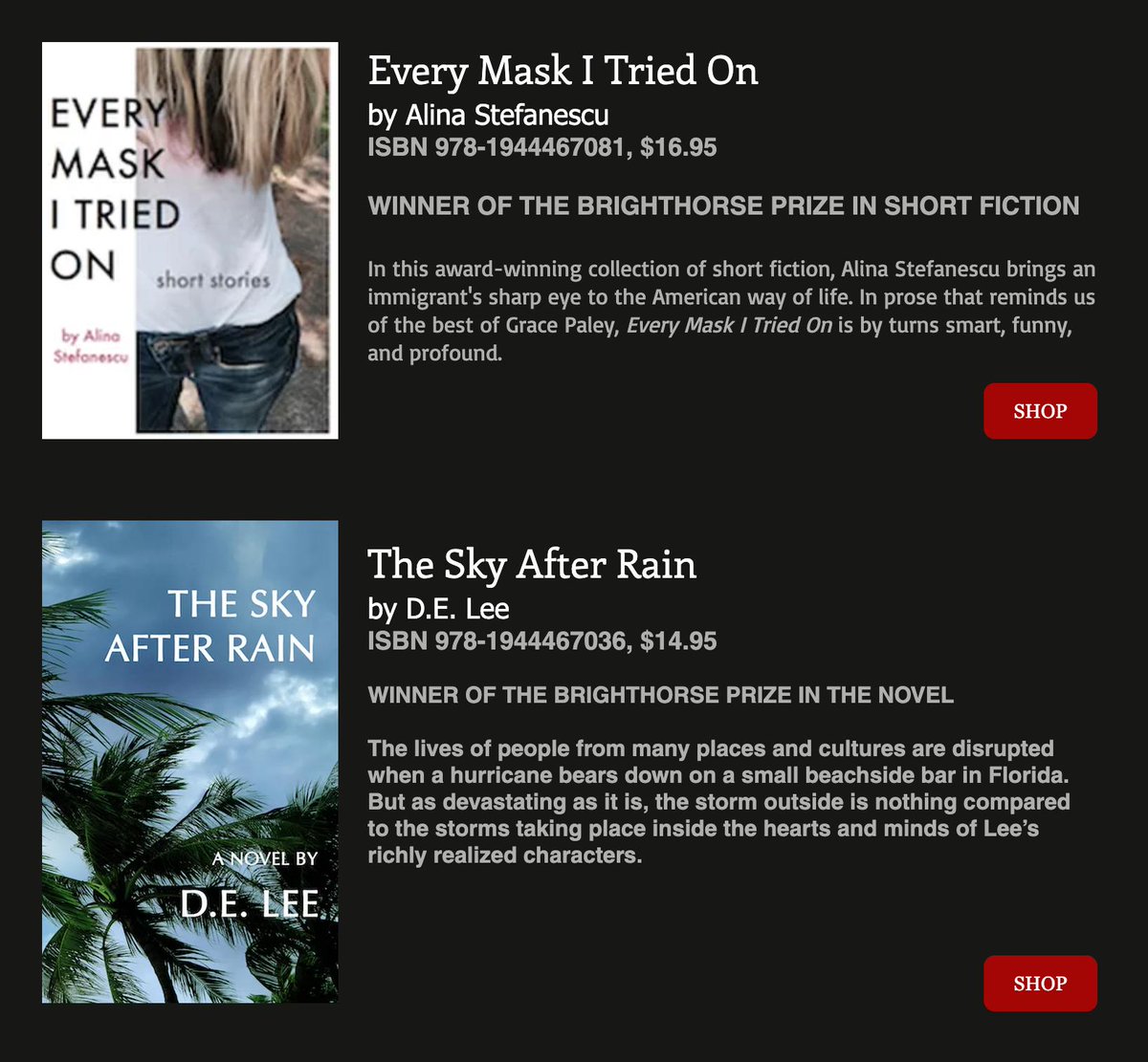 Our Contests - Winning Writers