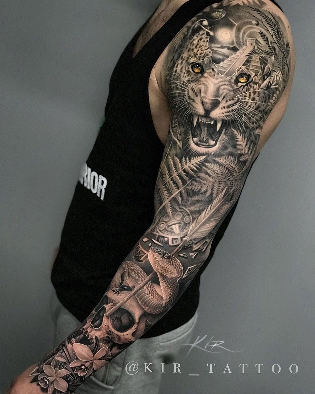 Dschungel Tattoo Designs Palmtree Tropical Jungle Tattoo Design