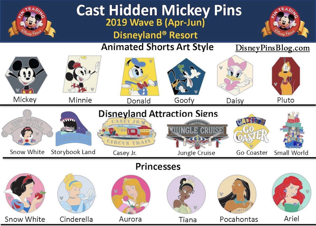 Disney Pins Blog on Twitter: "The Disney Hidden Mickey Wave B ...