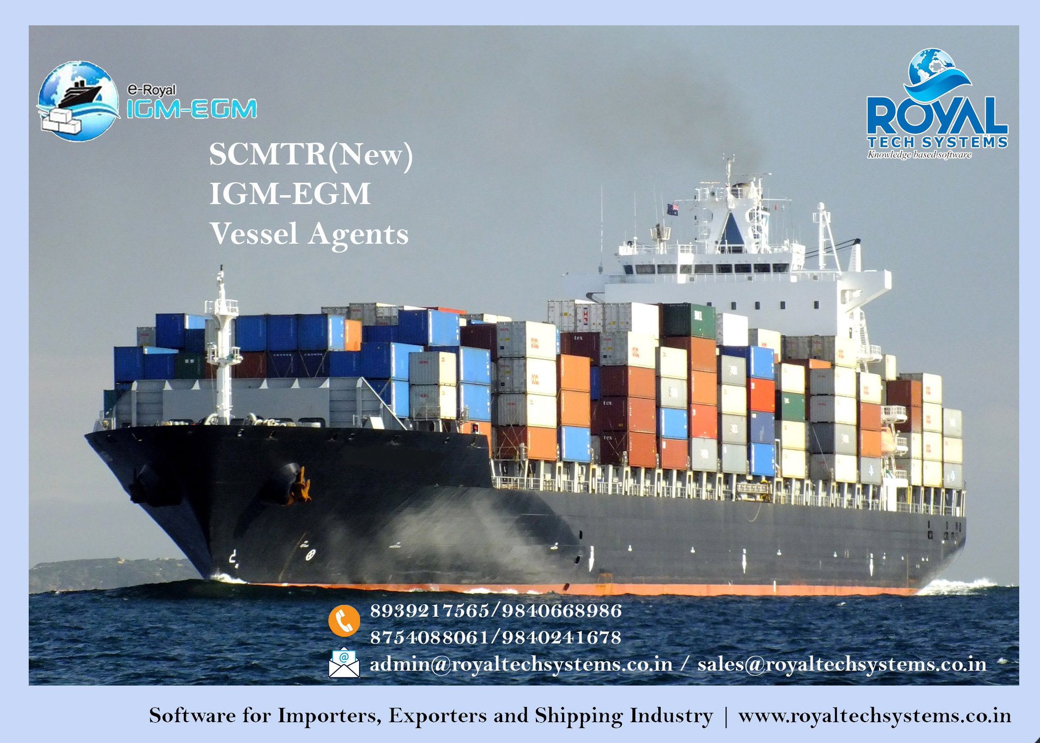 eRoyal Tech Systems Pvt Ltd on Twitter: "SCMTR(New) IGM-EGM VESSEL AGENTS #Royaltechsystems # ...