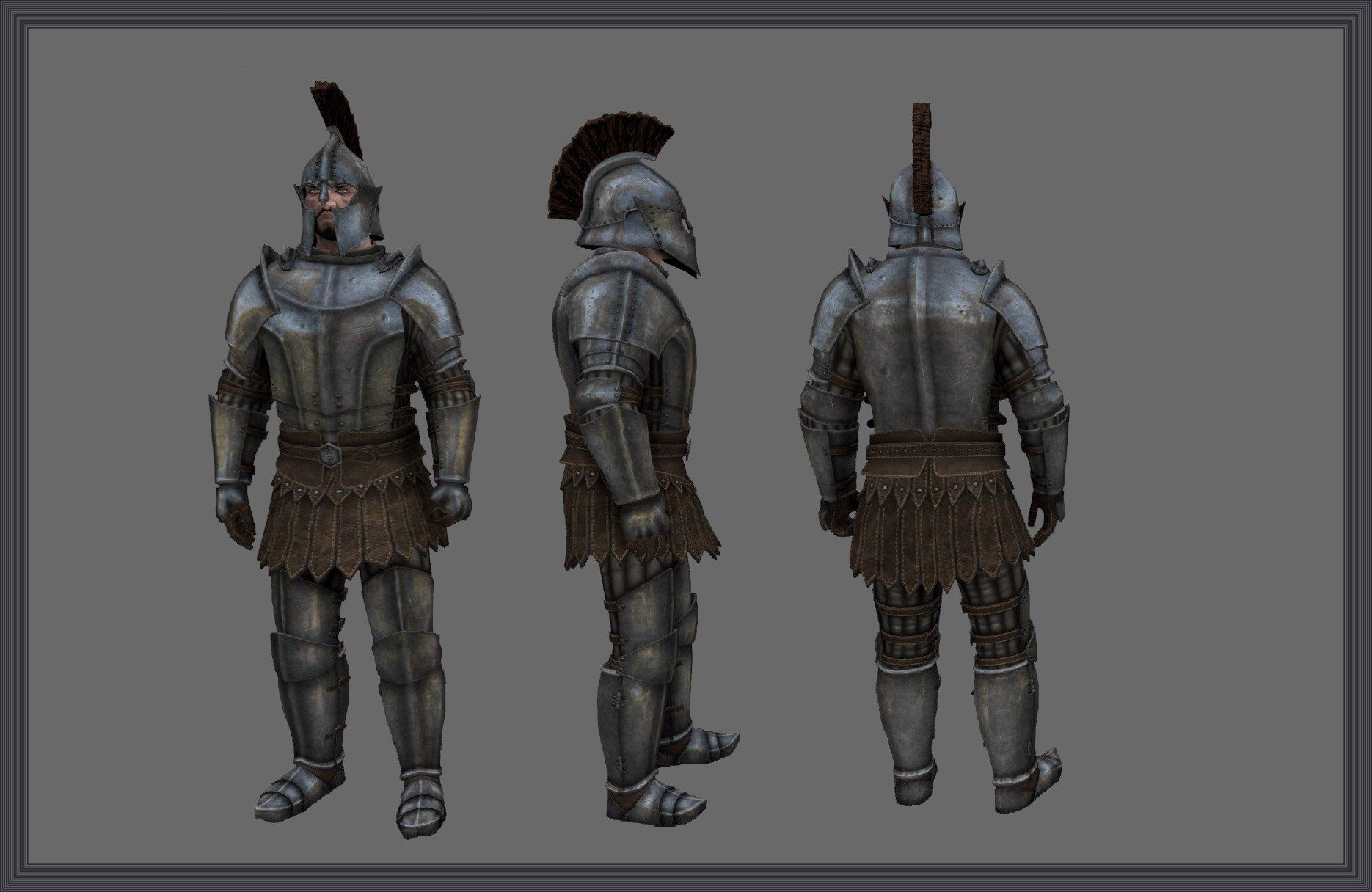 Imperial Soldier Skyrim Imperial Legion Armor Retrofit V1_2 At Skyrim