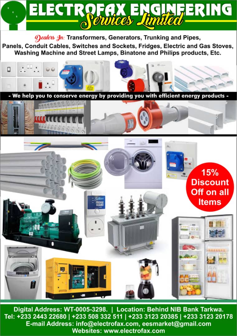 ELECTROFAX ENGINEERING SERVICES (GH) LIMITED on Twitter: "Electrofax Engineering Services (GH ...