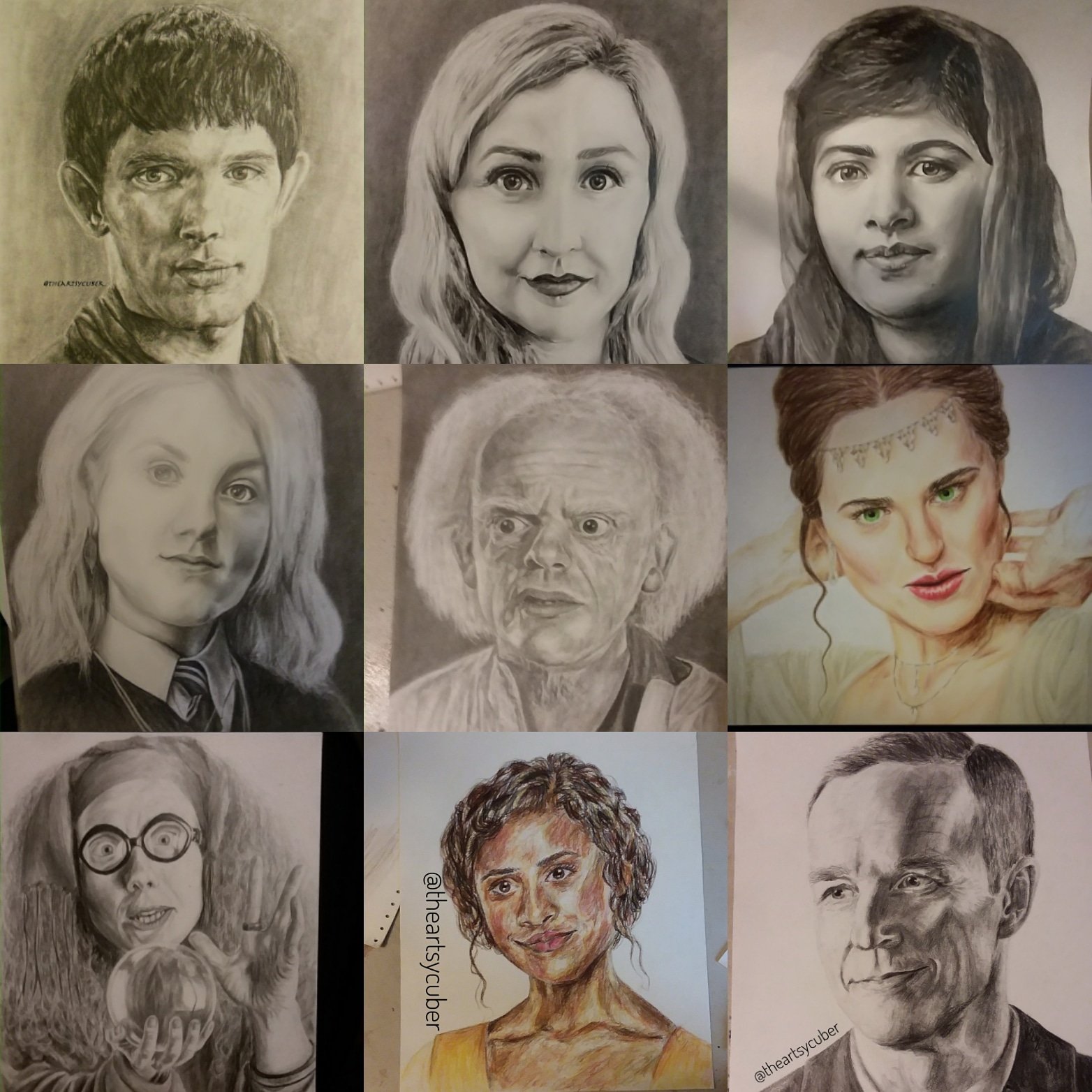 Youtube Collage Drawing