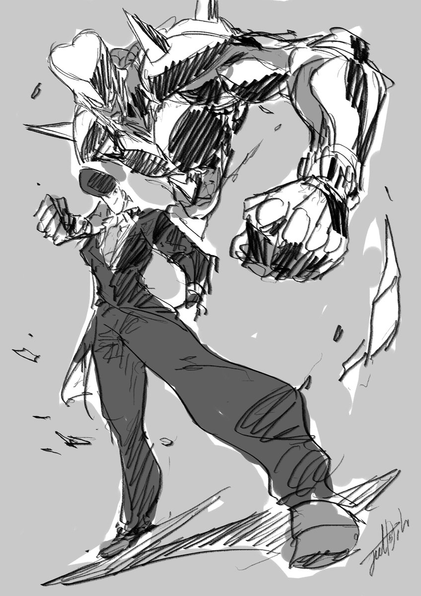 「Quick draw before work? 」Jeetdohの漫画