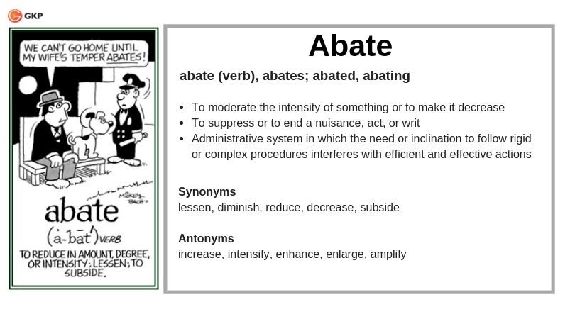 Abate Word