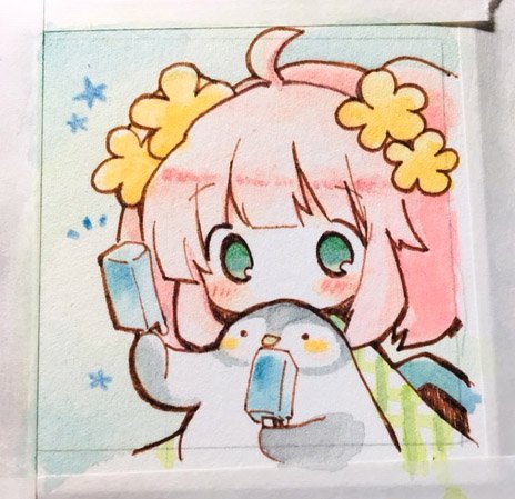 「舞花(創作/魔女病シリーズ)も完成です。はんぶんこ! 」犬飼/さかなのマーチ 【COMITIA151 東3『D24a』】の漫画