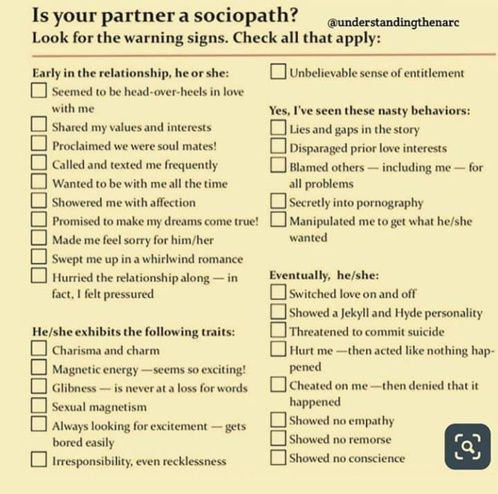 Psychopath Vs Sociopath Chart Spot The Difference: Psychopath Or