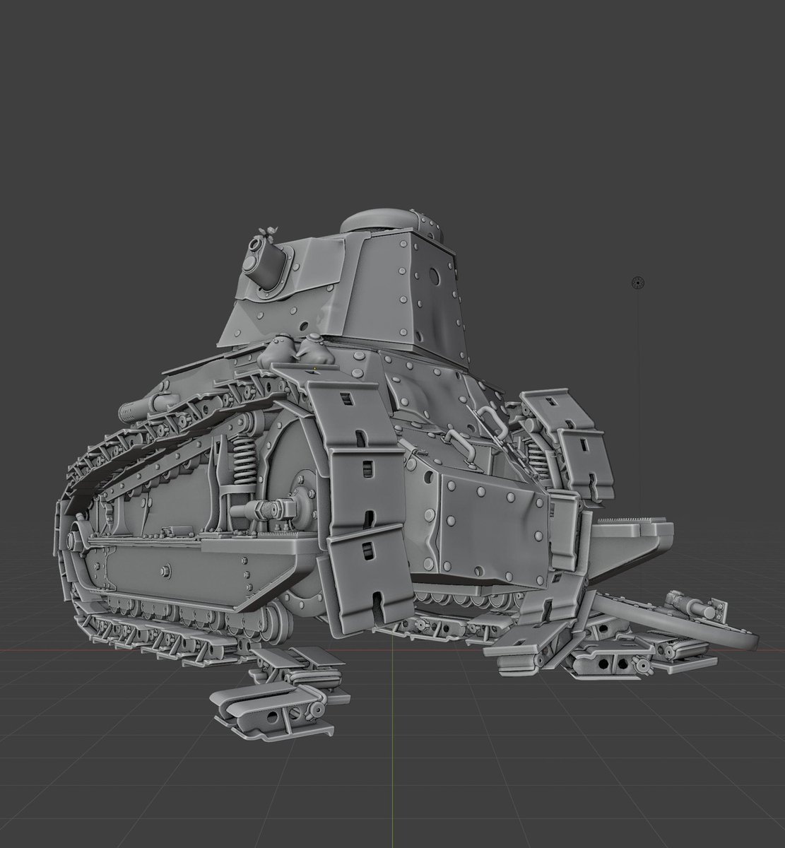 WIP #4 #Blender #b3d #tank #4 #blender #b3d #tank Eris snail @erisdraw3d