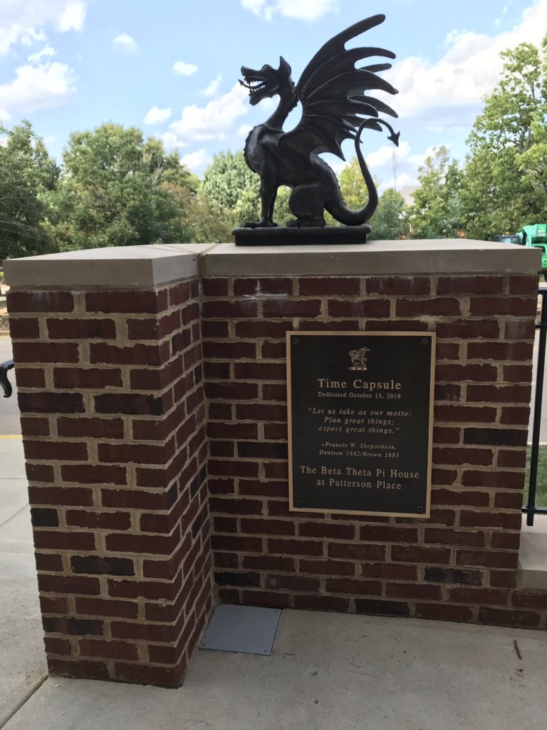 Beta Theta Pi Dragon Statue