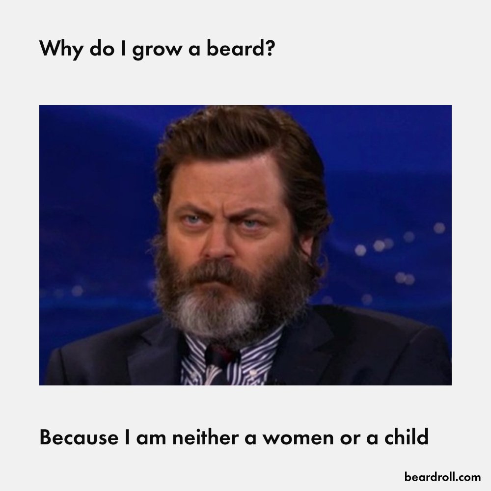 Ron Swanson Mustache Meme
