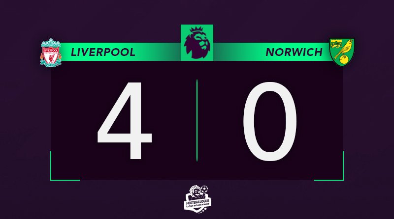 Footballogue⭐️⭐️ On Twitter [ Pl🇬🇧] Liverpool 4 0 Norwich ⏱ Cest