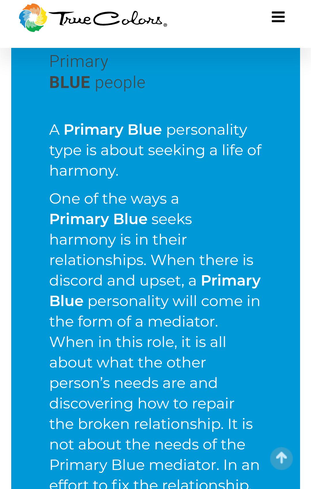 True Colors Personality Test