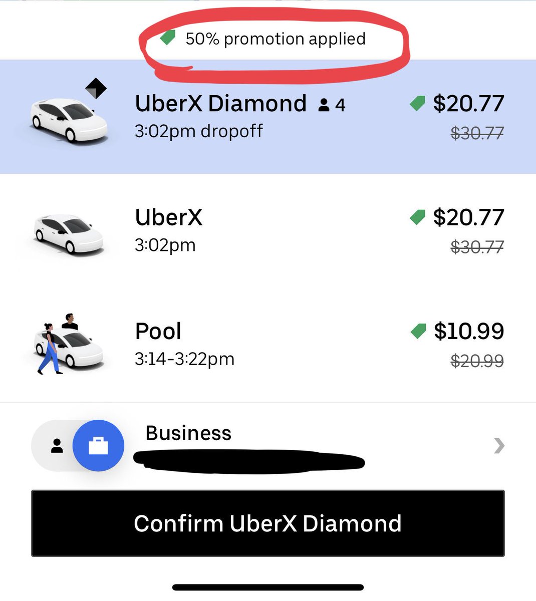 How do I order UberX Diamond? : r/uber