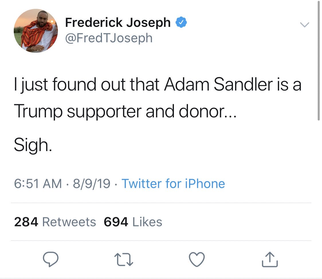 Adam Sandler Tweets