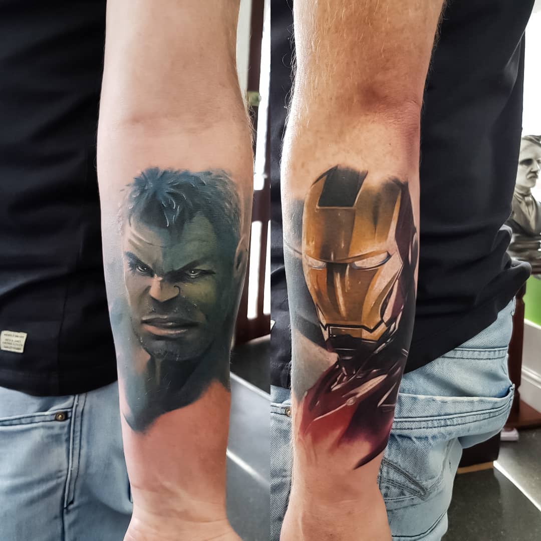 Incredible Hulk Tattoos Ideas