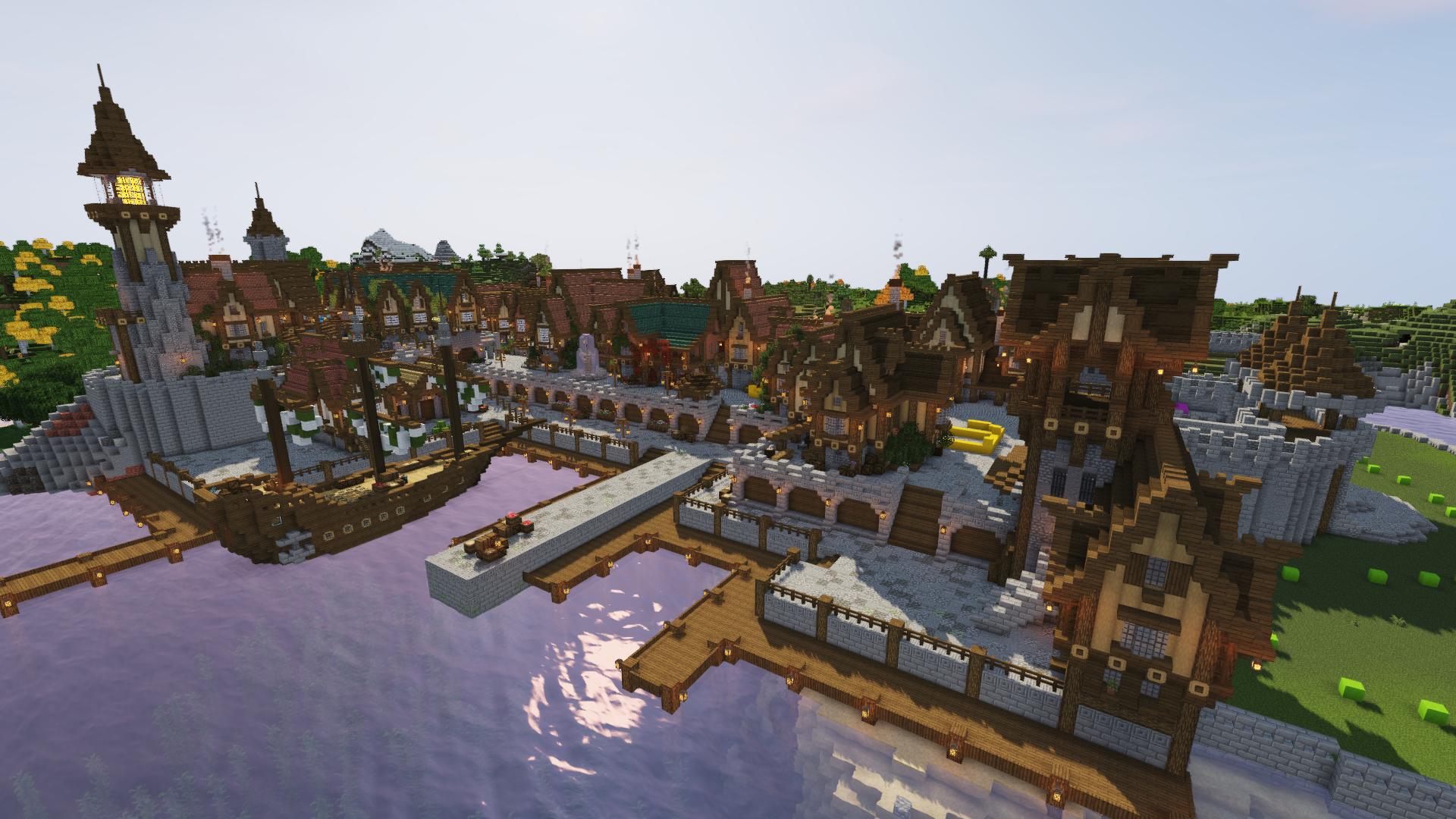 Minecraft Pirate Dock