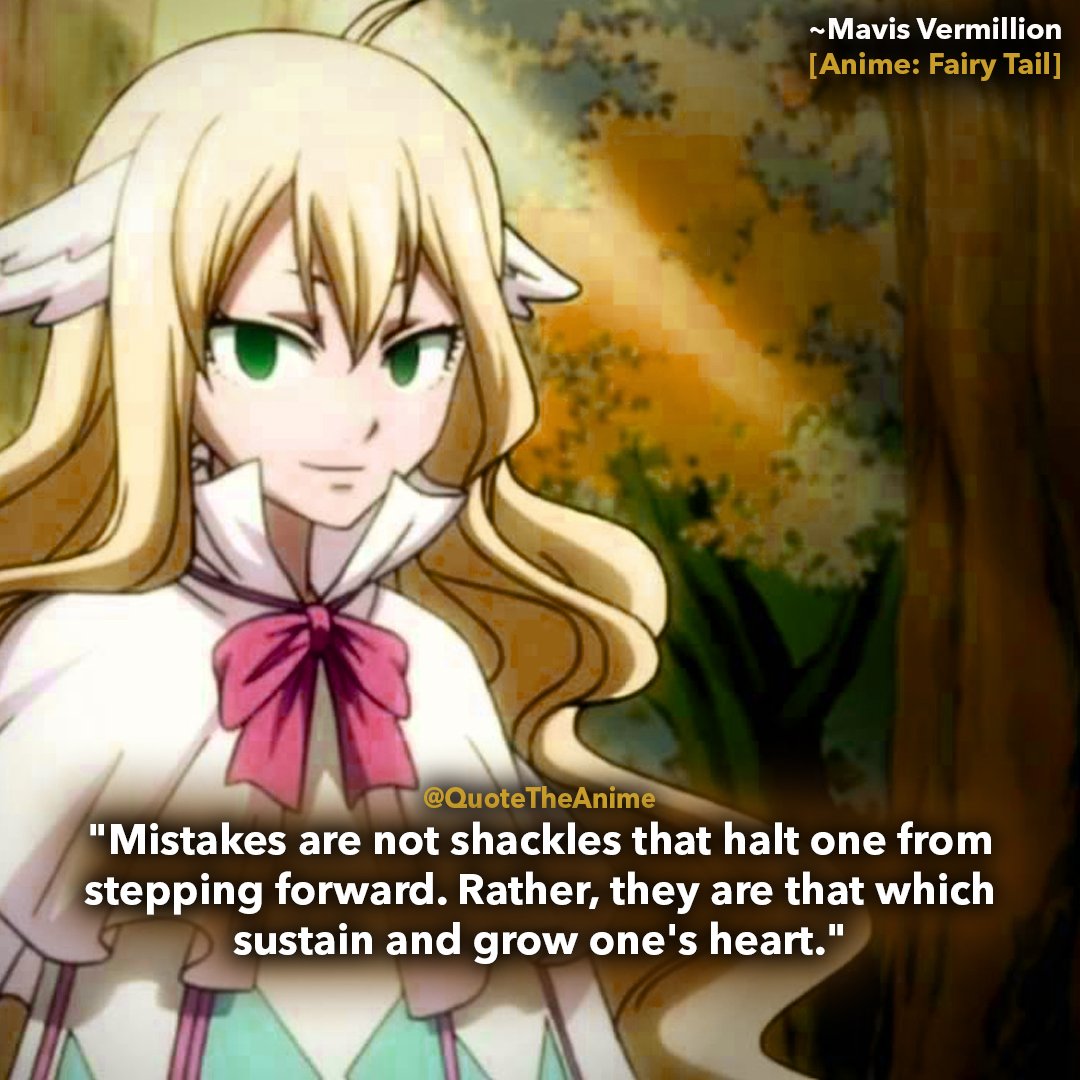 Fairy Tail Quotes Mavis