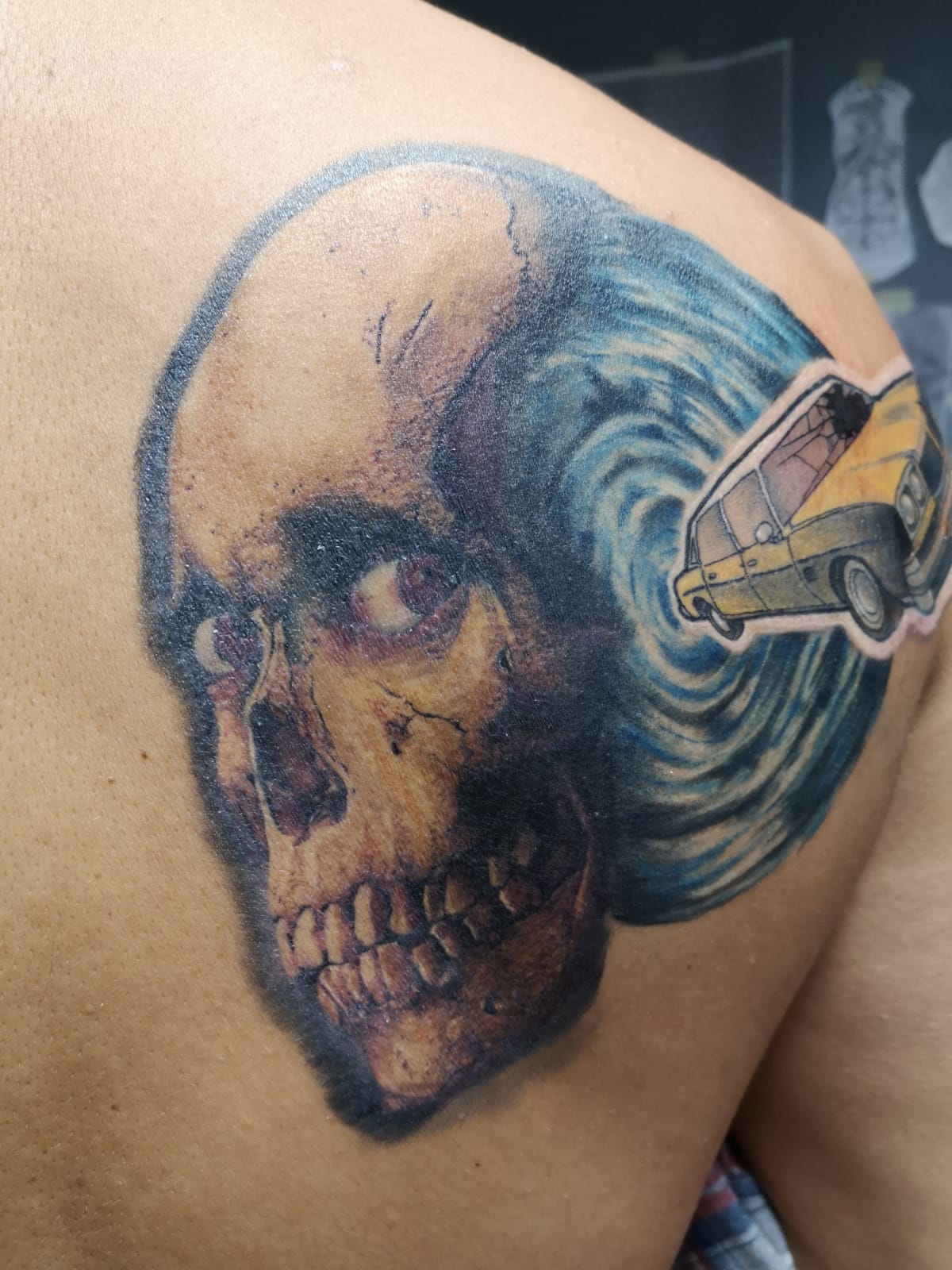 Evil Dead Skull Tattoo 2213