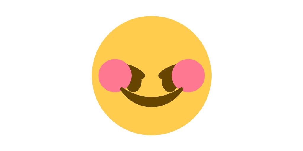 Blushing Face Emoticon