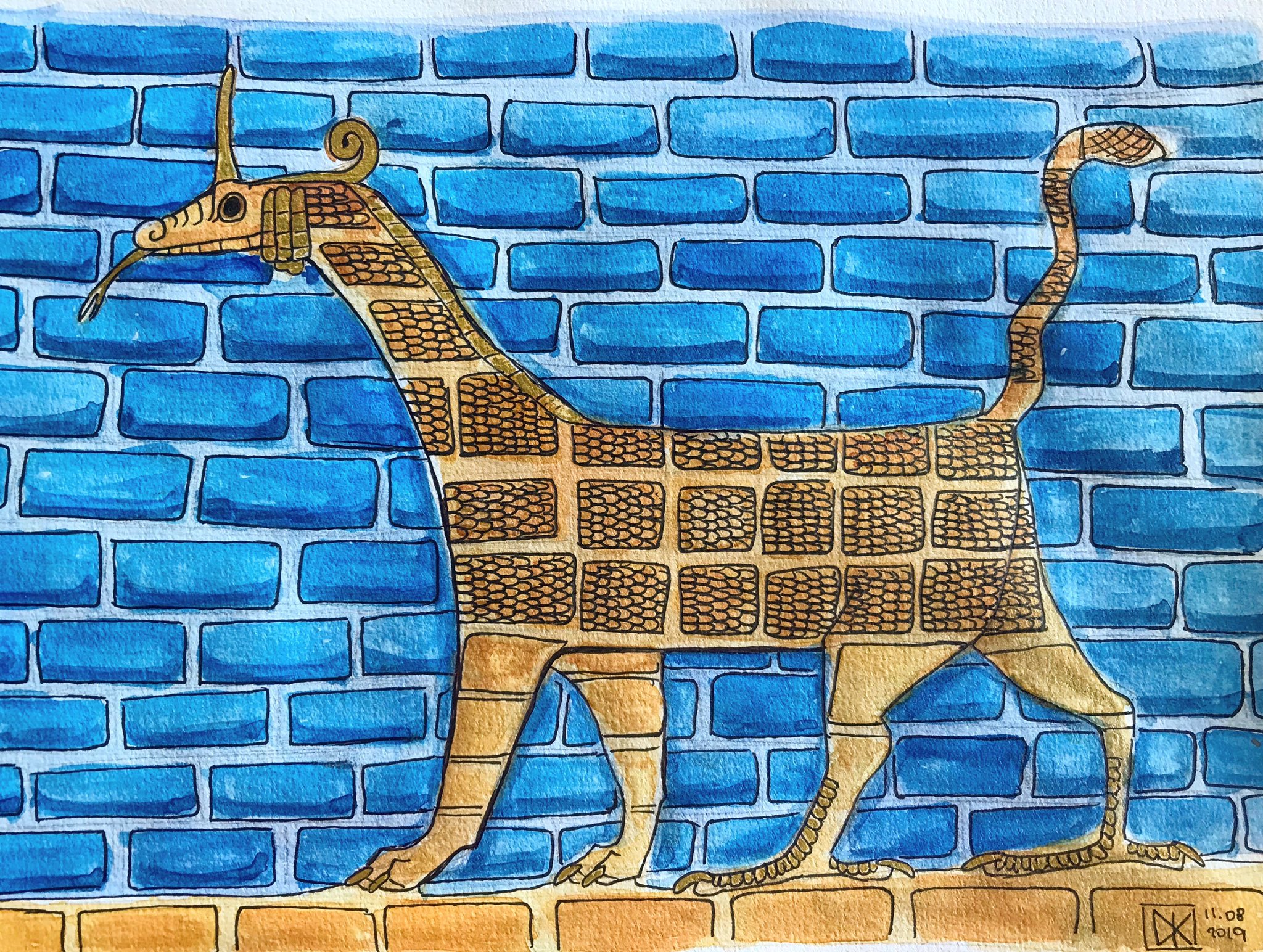 Ishtar Gate Dragon